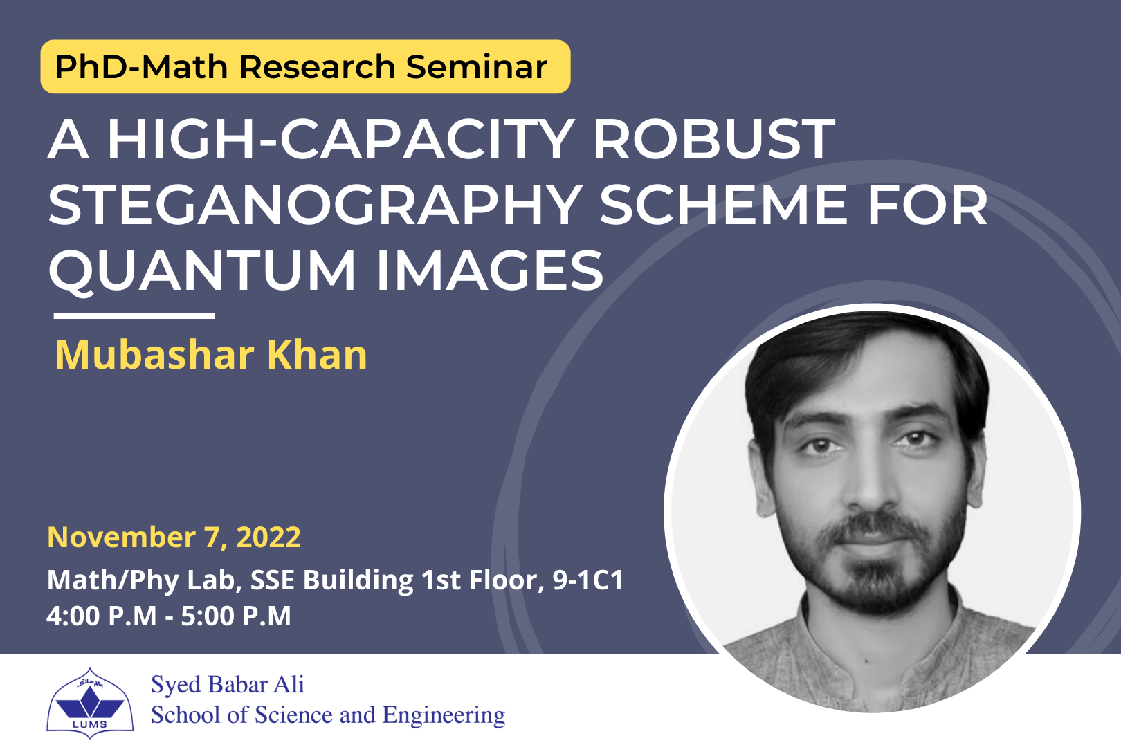 A High-capacity Robust Steganography Scheme for Quantum Images | SBASSE